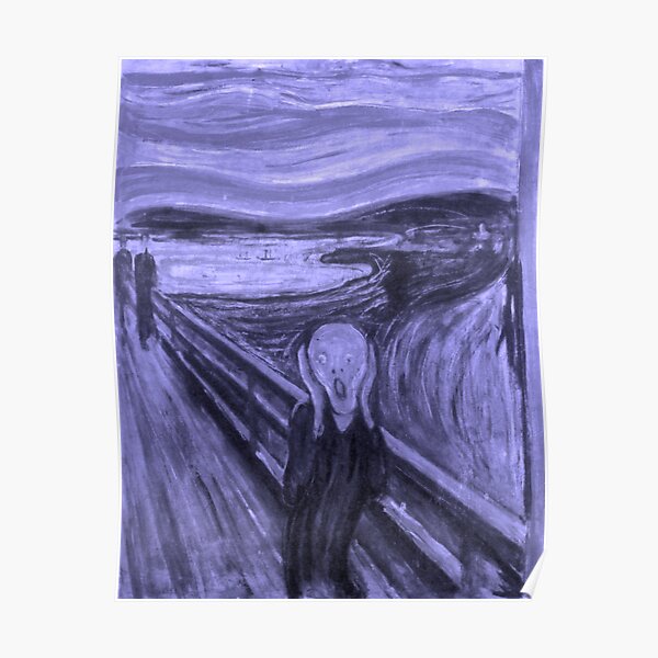 "The Scream (Cold Version)" Poster for Sale by SimpleJoyStyle | Redbubble