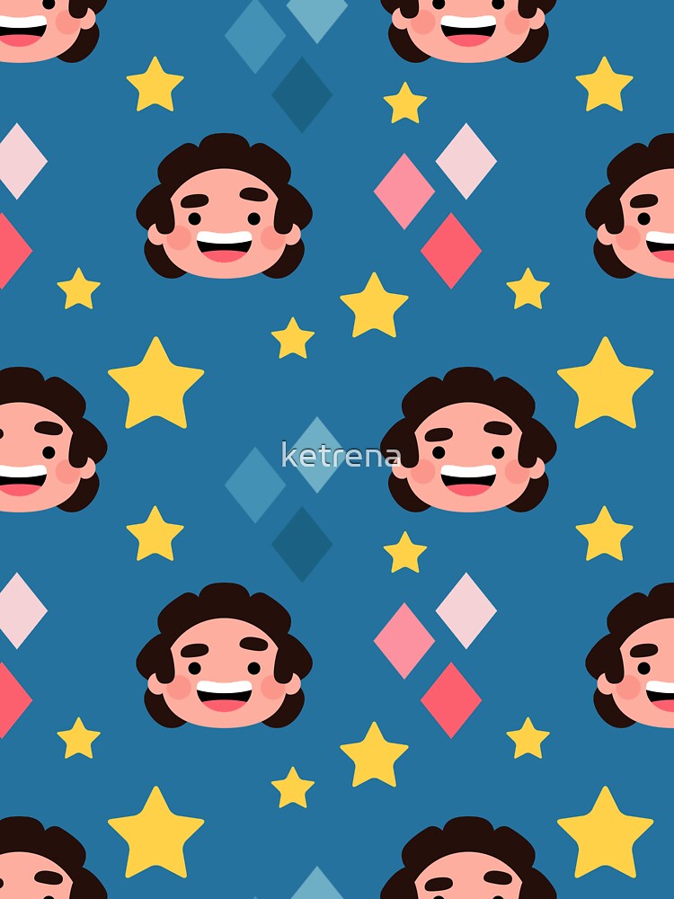 "Happy Steven Universe Pattern" Sticker for Sale by ketrena | Redbubble
