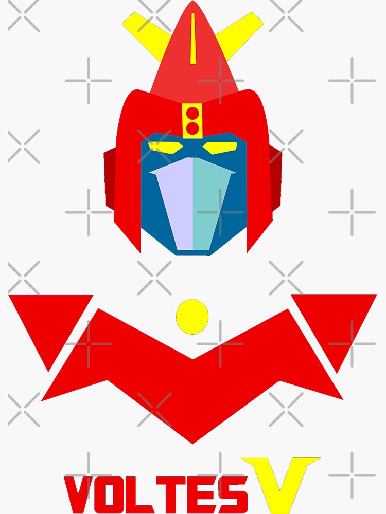 "The Original Voltes V" Sticker for Sale by ZeyEm | Redbubble