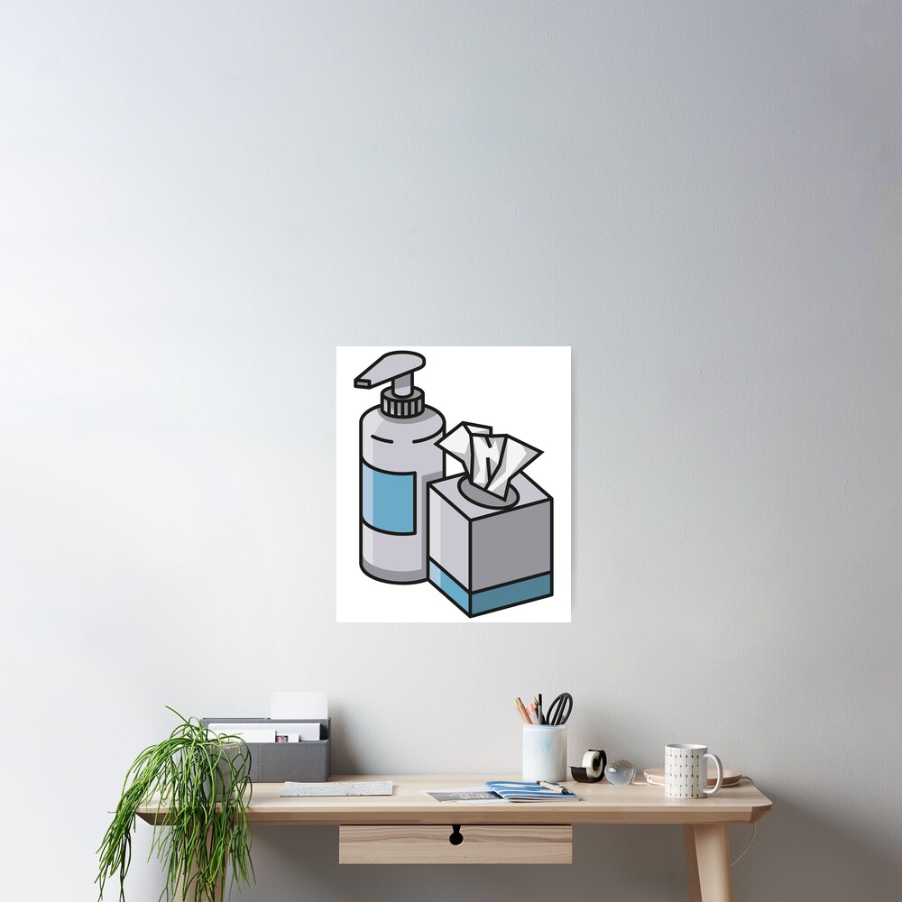 "Lotion and tissues" Poster by Silurostudio | Redbubble