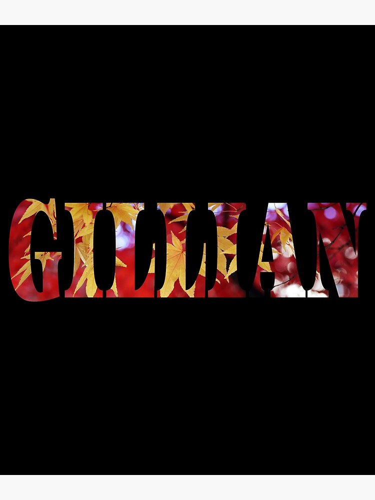"Gillian" Poster by Areashor | Redbubble