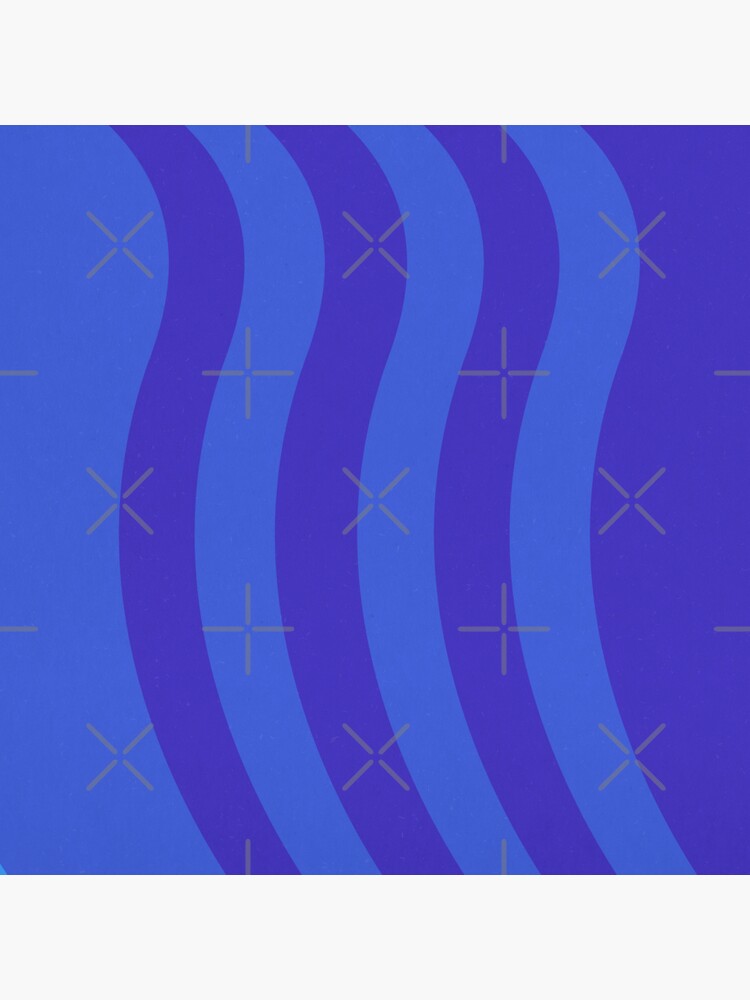 "Retro Pattern in Blue Design 522" Sticker for Sale by Artnigel | Redbubble