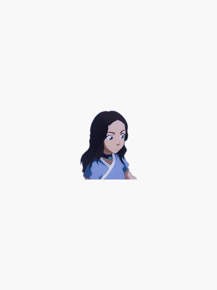 "Minimalist Katara Design (ATLA)" Sticker by itsaiaaa | Redbubble