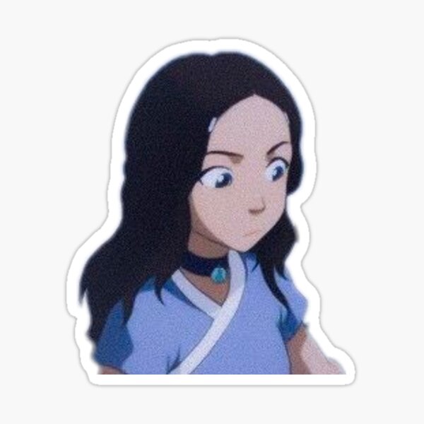 "Minimalist Katara Design (ATLA)" Sticker by itsaiaaa | Redbubble