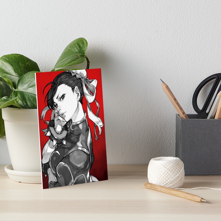 "Design Cute Chun Li" Art Board Print by Shabin- | Redbubble