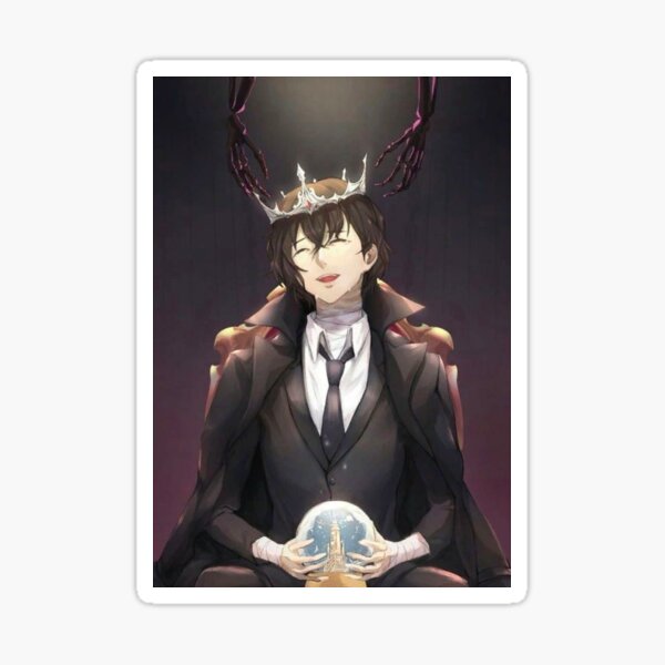 "Dazai osamu, anime bungou stray dogs " Sticker by 33Panda33 | Redbubble