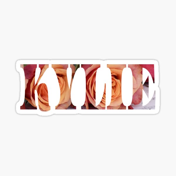 "Kylie" Sticker for Sale by Areashor | Redbubble