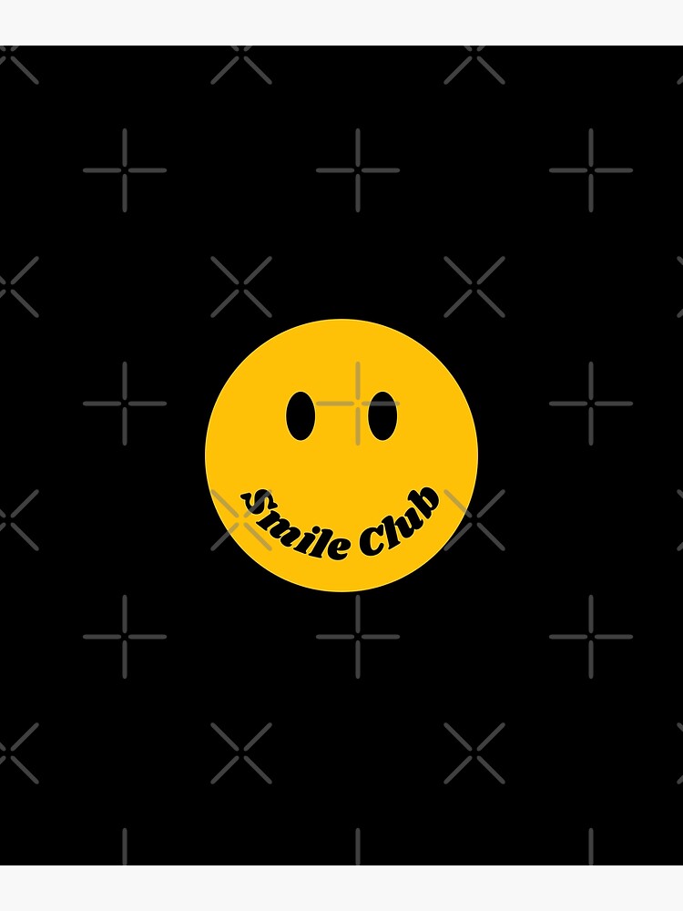 "SMILE CLUB | SMILEY FACE" Art Print for Sale by GUDAKERR | Redbubble