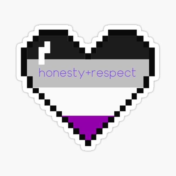 "honesty plus respect equals love" Sticker by Krishangdavda | Redbubble