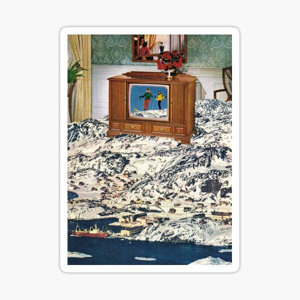 "Skiing" Sticker for Sale by lerson | Redbubble