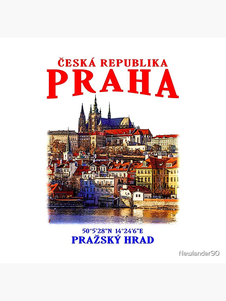 "Logo mit der Altstadt von Prag. Tschechien." Untersetzer (4er Set) von ...