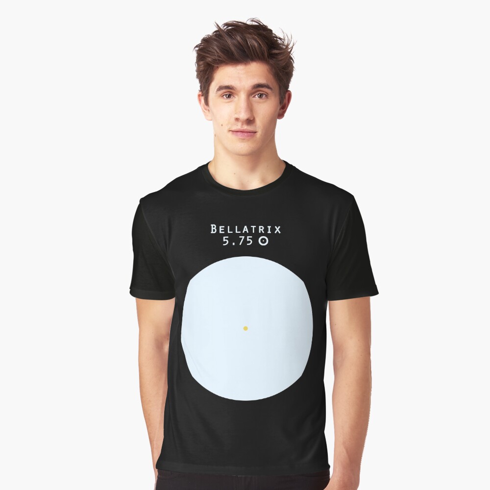 "Bellatrix - Sun size comparison" Sticker for Sale by MetaPhyStore | Redbubble