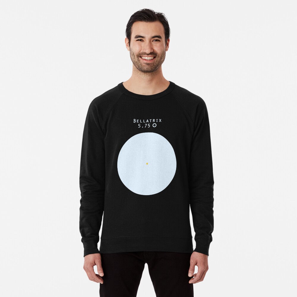 "Bellatrix - Sun size comparison" Sticker for Sale by MetaPhyStore | Redbubble