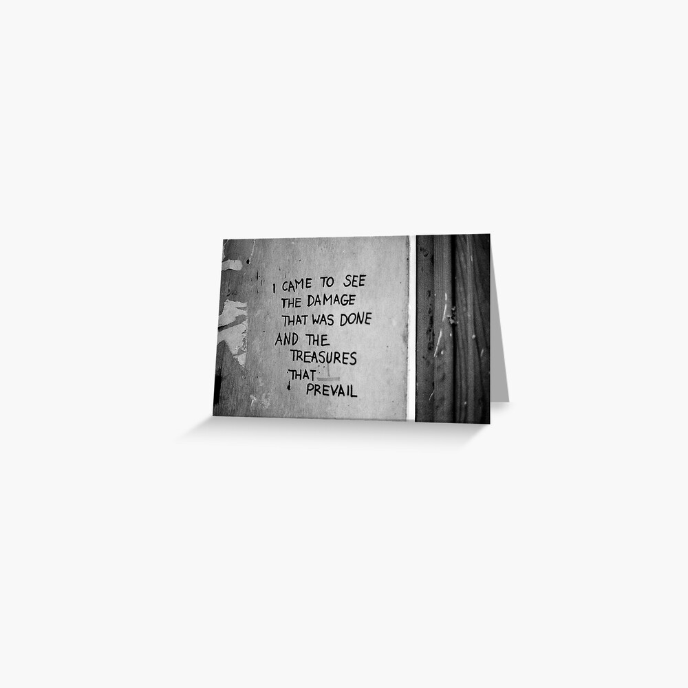 ""Diving into the Wreck" by Adrienne Rich" Greeting Card for Sale by ...