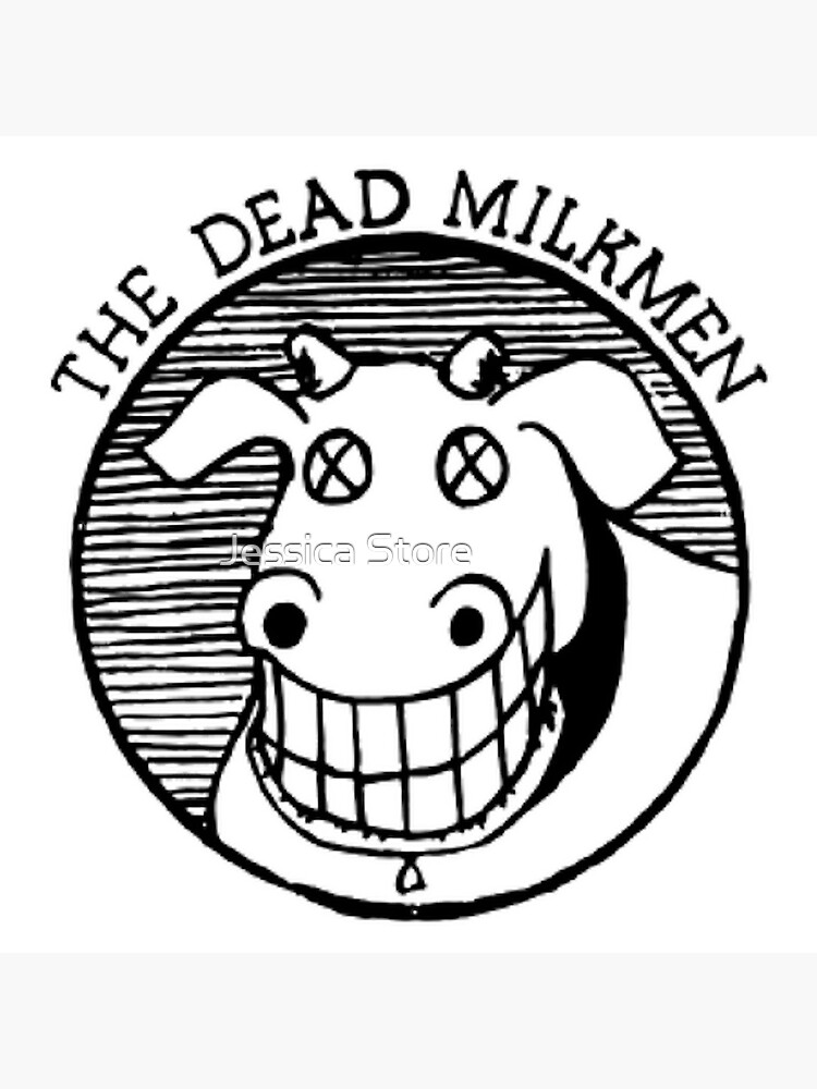 "The Dead Milkmen smiling dead cow funny" Poster for Sale by ...