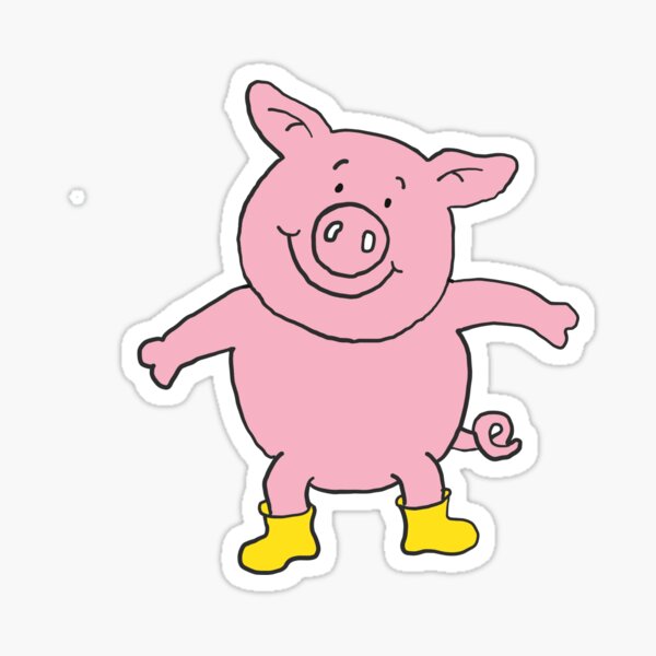 Percy Pig Stickers | Redbubble
