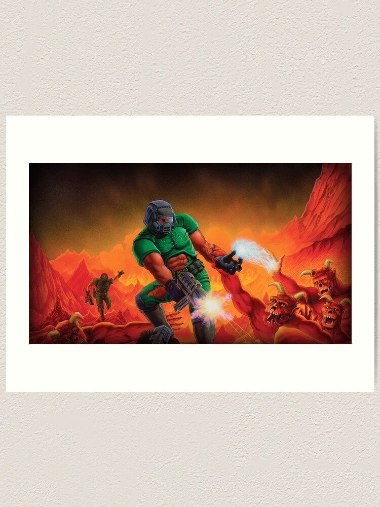 "Doom Classic Wallpaper" Art Print for Sale by Spider-Mayne | Redbubble