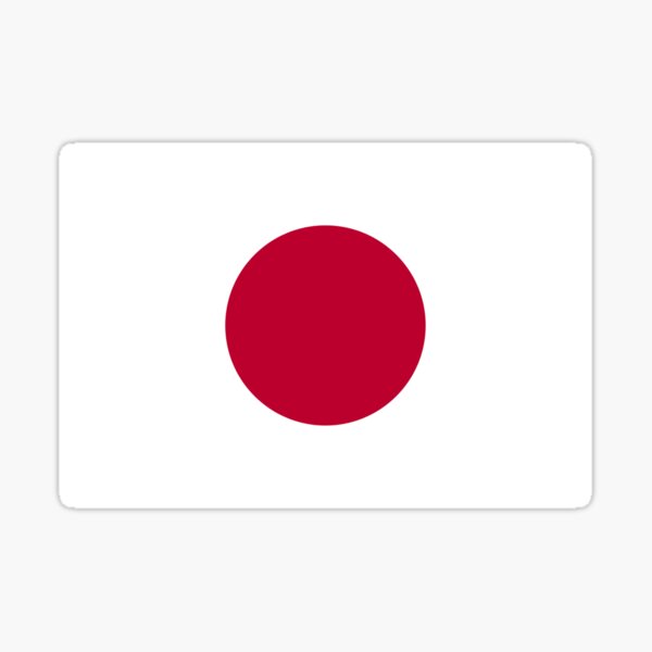 "Japan Flag" Sticker by WorldFlagCo | Redbubble
