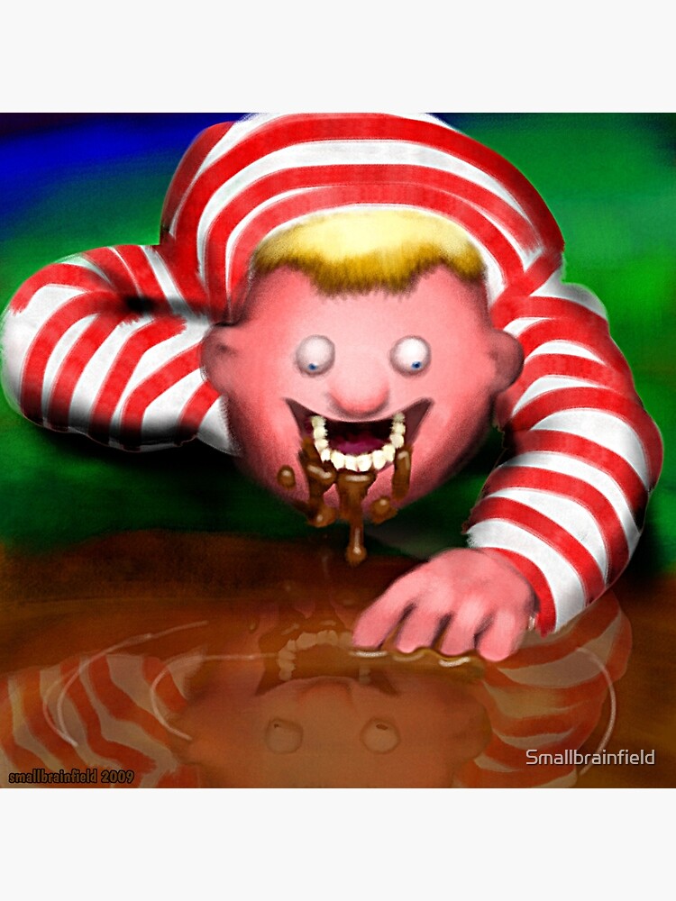 "Augustus Gloop" Poster for Sale by Smallbrainfield | Redbubble