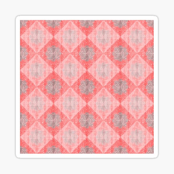 "Pink Plaid " Sticker for Sale by FantasySkyArt | Redbubble
