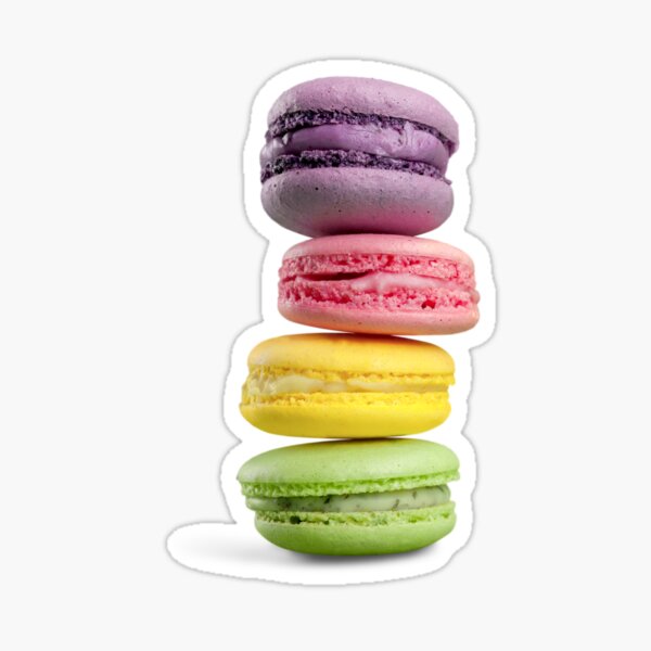 "Real Rainbow Macarons realistic" Sticker for Sale by Martin-bivert | Redbubble