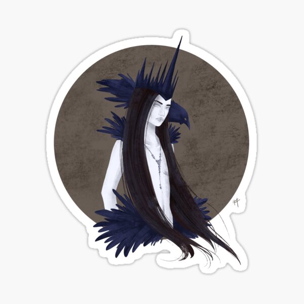 "Morrigan" Sticker for Sale by Montie-Art | Redbubble