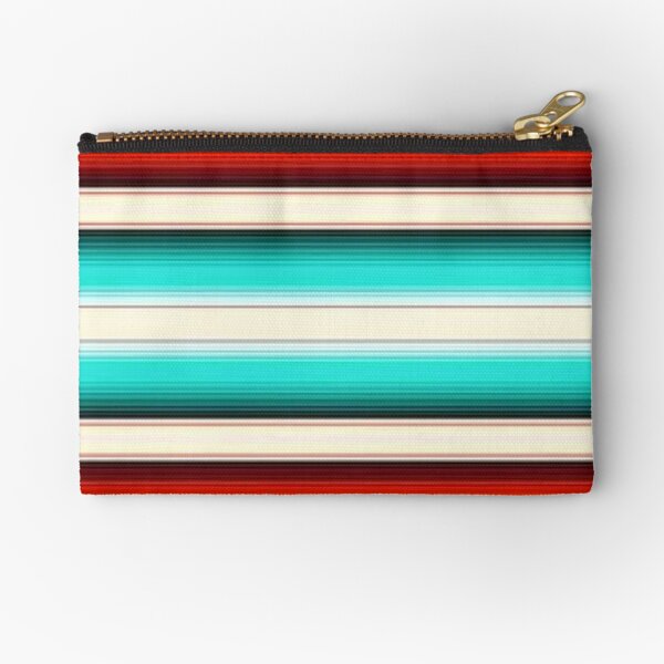 "Serape Western Southwestern Desert Sunset Mexican Striped Teal ...