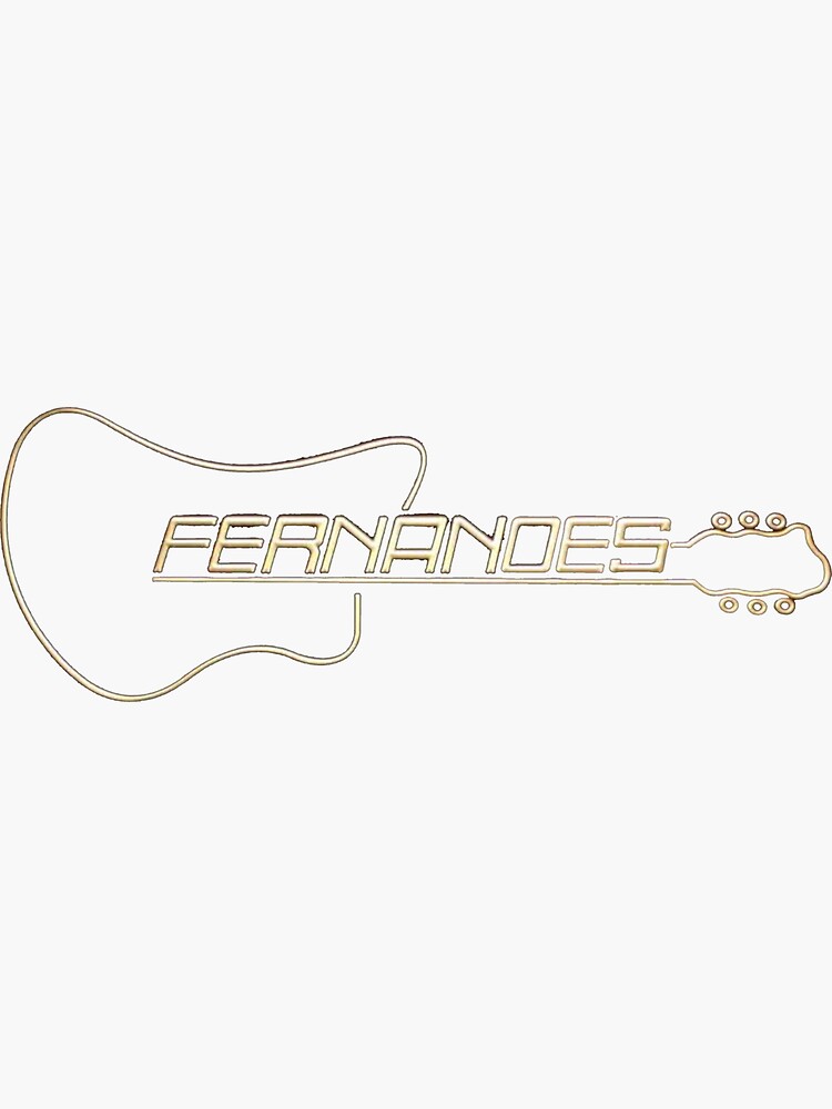 "Amazing Product Fernandes" Sticker by yuniteru | Redbubble