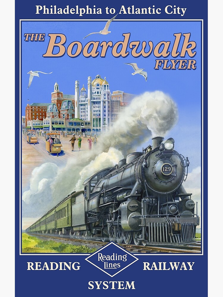 "The Boardwalk Flyer Poster" Poster by kranefeldink | Redbubble