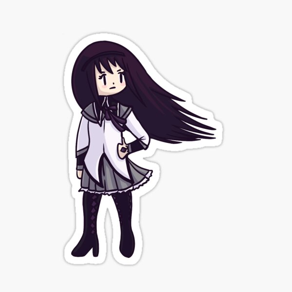 "Homura Akemi" Sticker for Sale by MelonkittyHD | Redbubble