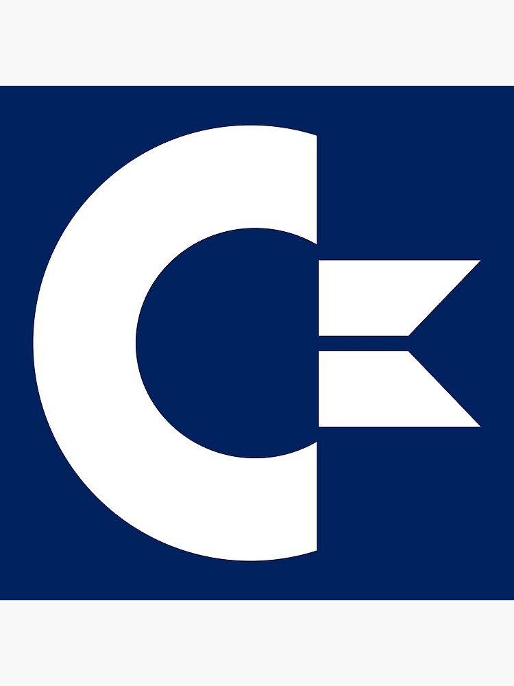 "Commodore Computer Logo" Photographic Print by Creaturegifts | Redbubble