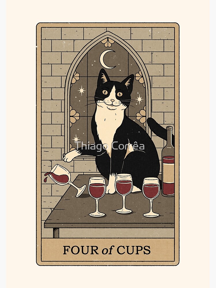 " Four of Cups" Art Print for Sale by Thiago Corrêa | Redbubble