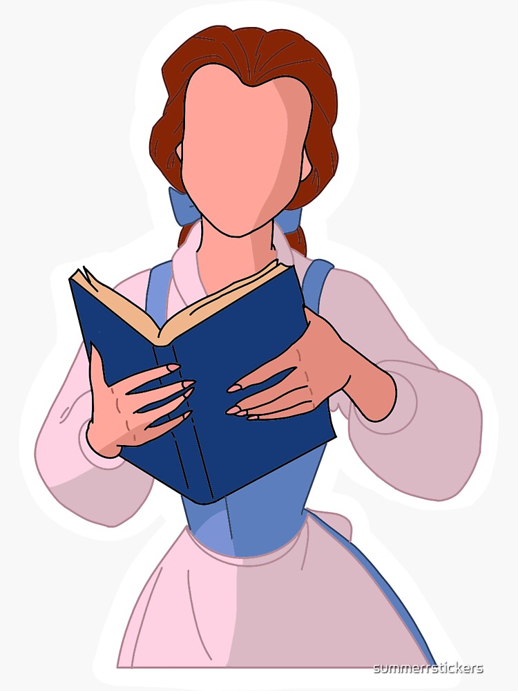 "Belle sticker" Sticker for Sale by summerrstickers | Redbubble
