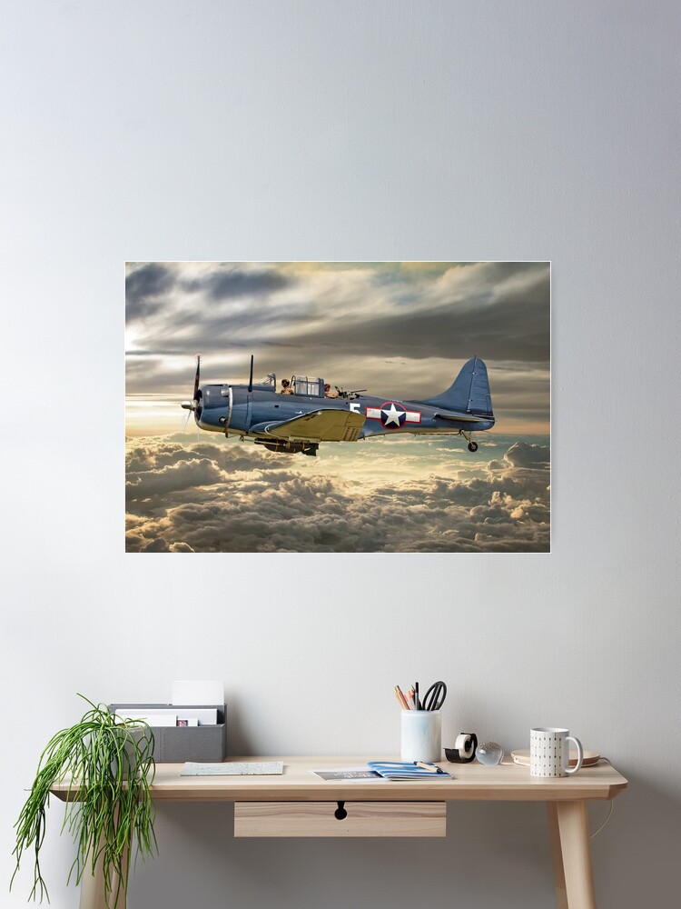 "SBD Dauntless" Poster by sibosssr | Redbubble