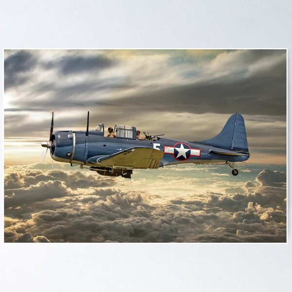 "SBD Dauntless" Poster by sibosssr | Redbubble