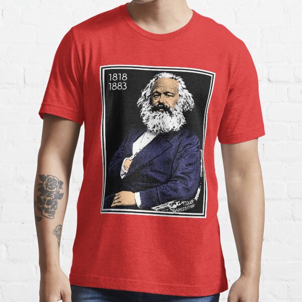 "KARL MARX (1818-1883)" T-shirt by truthtopower | Redbubble | karl marx ...