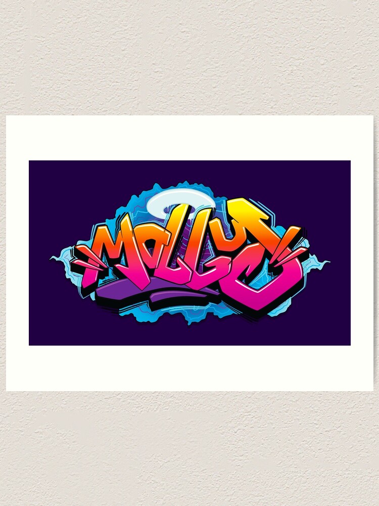 "Molly Graffiti Name" Art Print by NameGraffiti | Redbubble