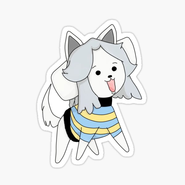 "Undertale-Temmie" Sticker by PPJr456 | Redbubble