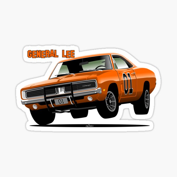 General Lee Stickers | Redbubble