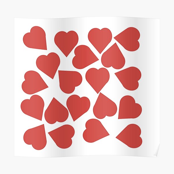 "Happy Valentine Day-heart magic red color" Poster by StudioViArt ...