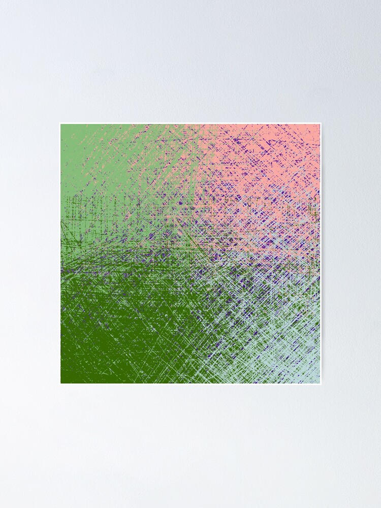 "scratch gradient quadrants 2" Poster by zdefeciani1 | Redbubble