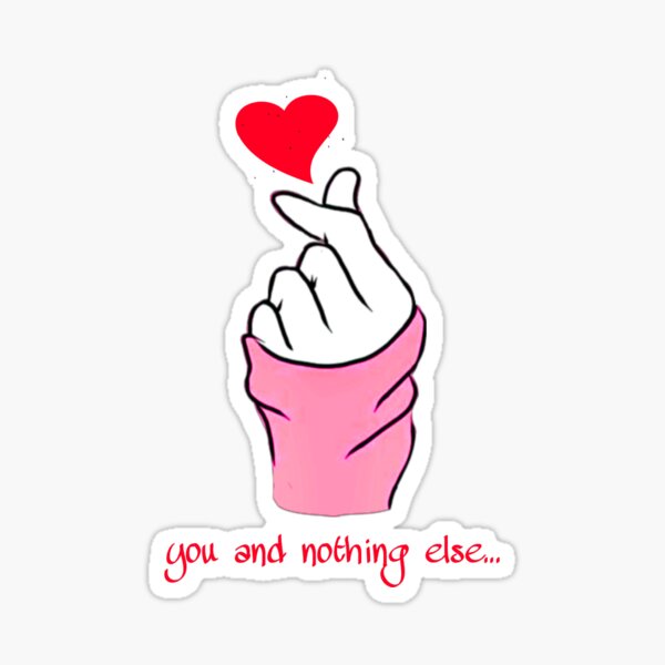 "you and nothing else" Sticker by GangDesign | Redbubble