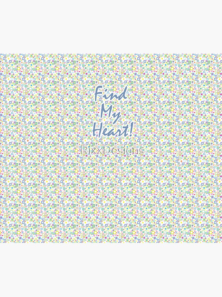 "Find My Heart... Valentine" Sticker by RixxDesigns | Redbubble