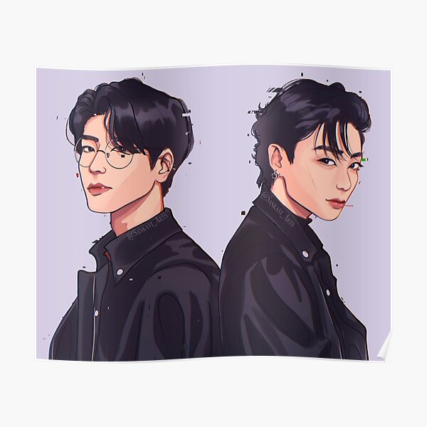 "JWW & JJK " Poster for Sale by Sankaviarts | Redbubble