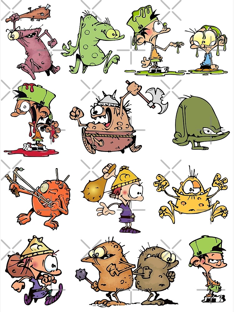 "Kid Paddle Characters" Poster by DsigNation | Redbubble