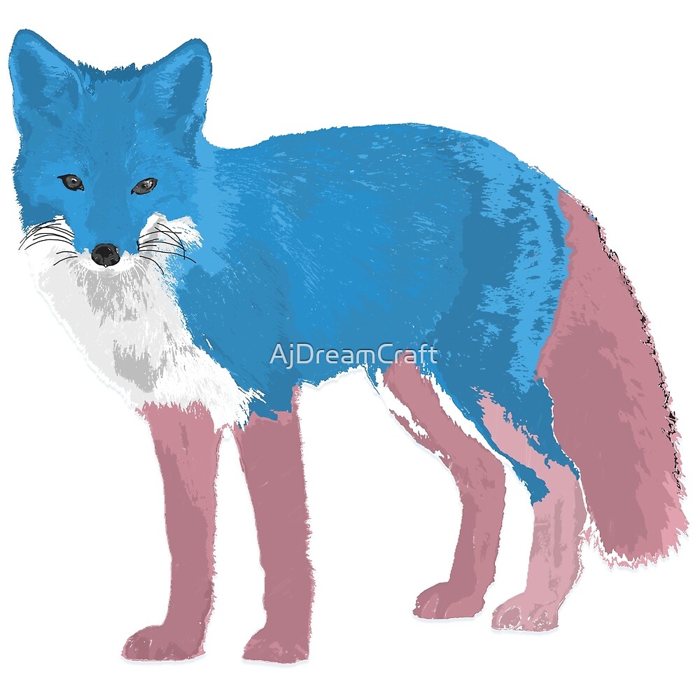 « Transgender Fox » par AjDreamCraft | Redbubble