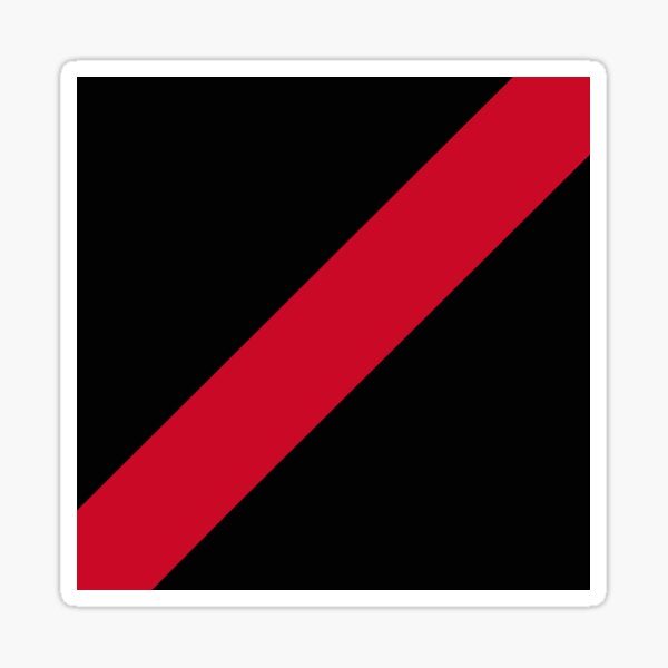 "Red & Black" Sticker for Sale by goodspectrum | Redbubble