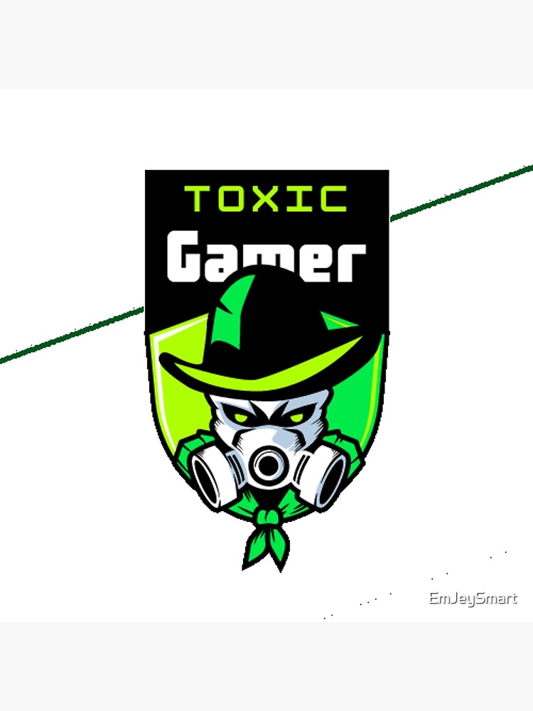 "Toxic Gamer" Poster by EmJeySmart | Redbubble