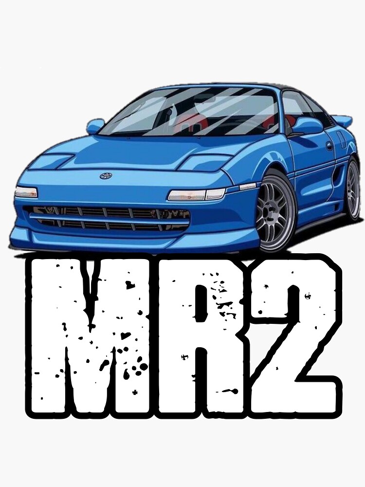 "Toyota MR2" Sticker for Sale by VM04 | Redbubble