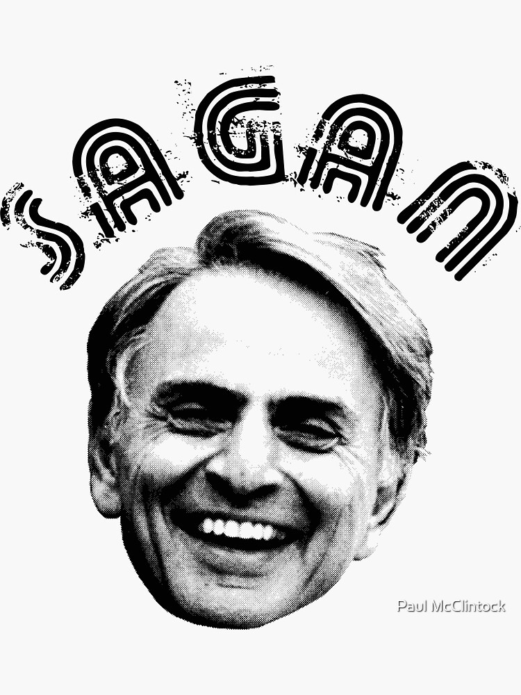 "SAGAN" Sticker for Sale by pauk | Redbubble